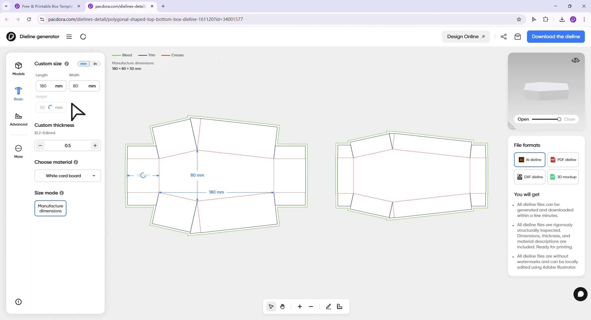 Printable Coffin Box Template - Printable Art Design